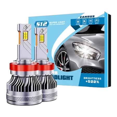 Set Becuri LED Auto H8 / H11 AutoREY® SUPER CSP, Putere 136W si 30.000 ...