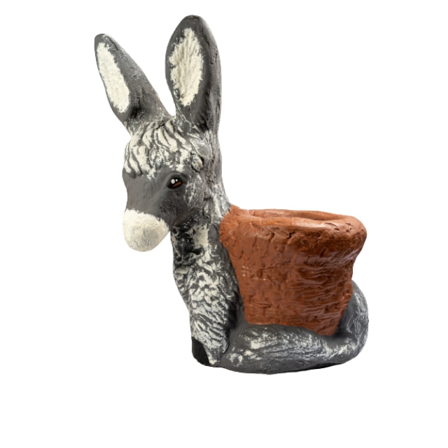 Magarus cu ghiveci din beton, pentru exterior, 40x22x42 cm - eMAG.ro