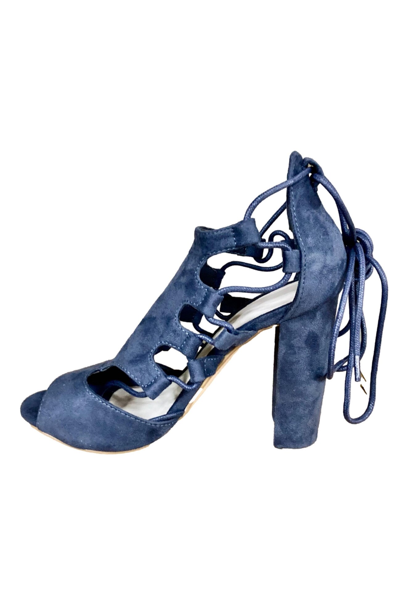 Pantofi eleganti cu toc Alexander Crist Friday Night, Albastru inchis ...