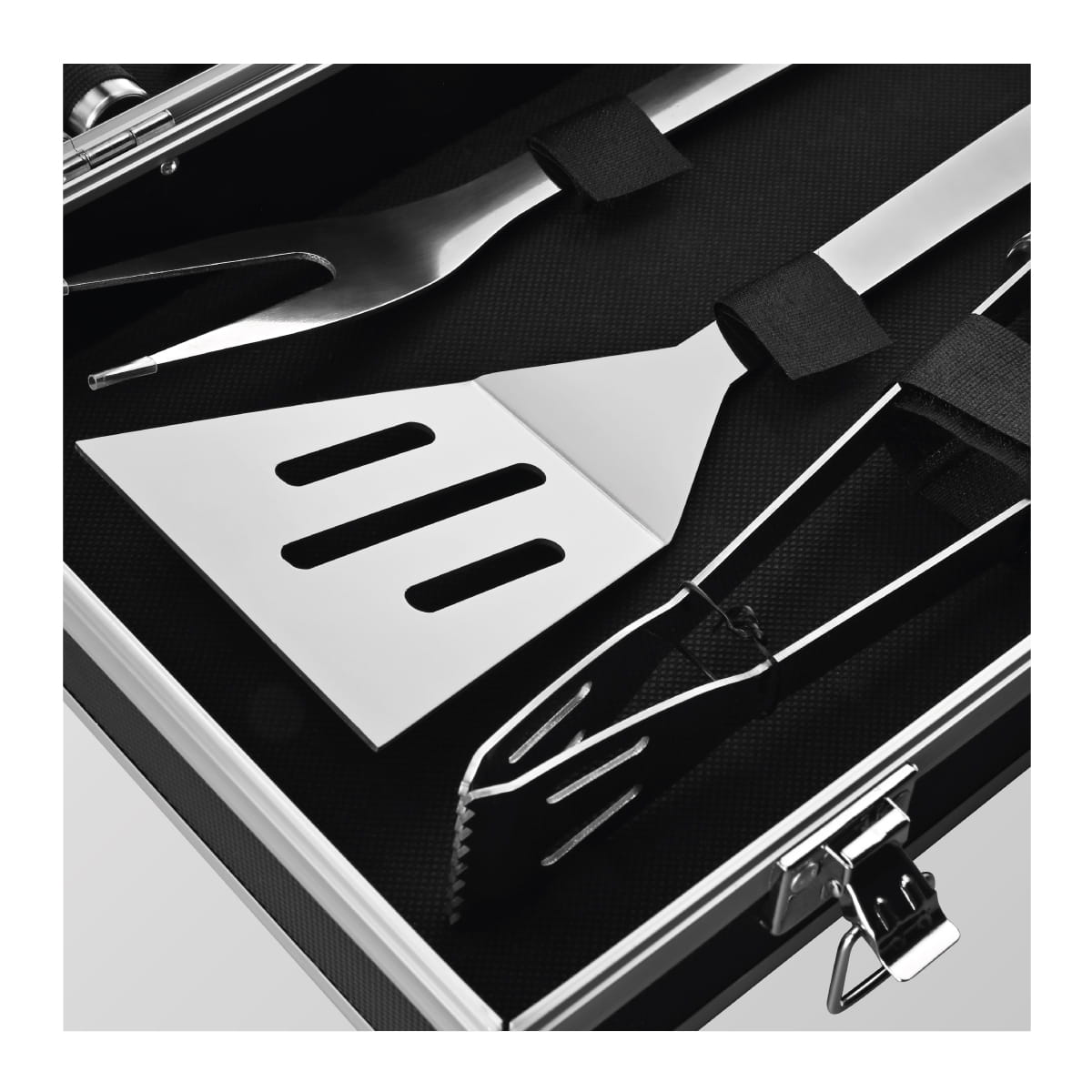 Set de 10 ustensile pentru gratar, Mark Adler Grill set 5.0, din otel ...