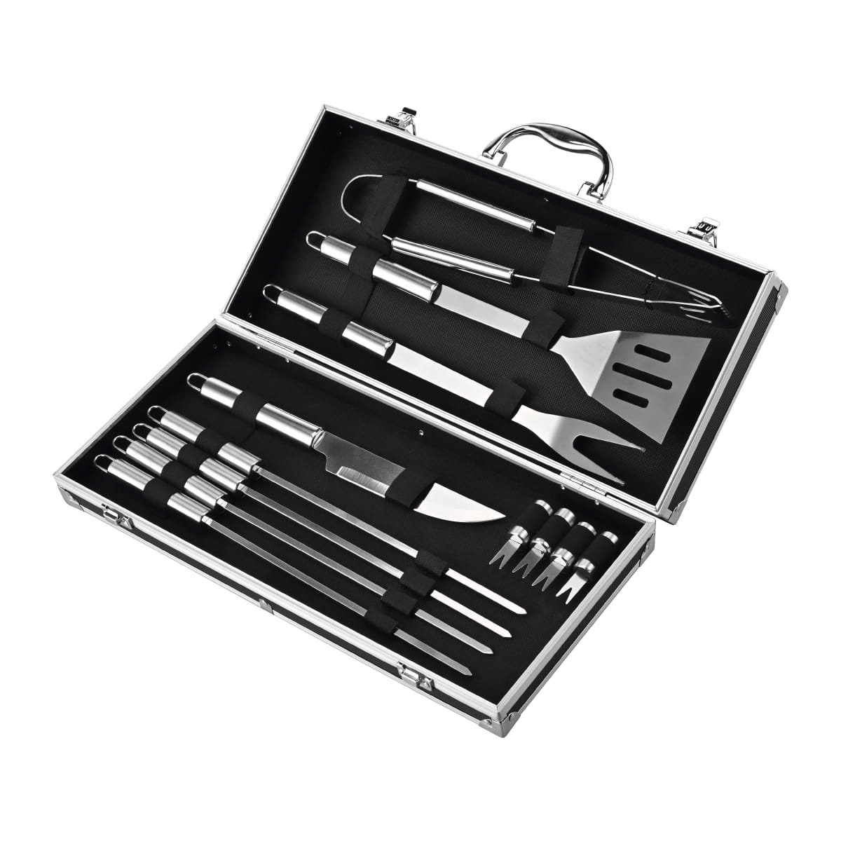 Set de 10 ustensile pentru gratar, Mark Adler Grill set 5.0, din otel ...