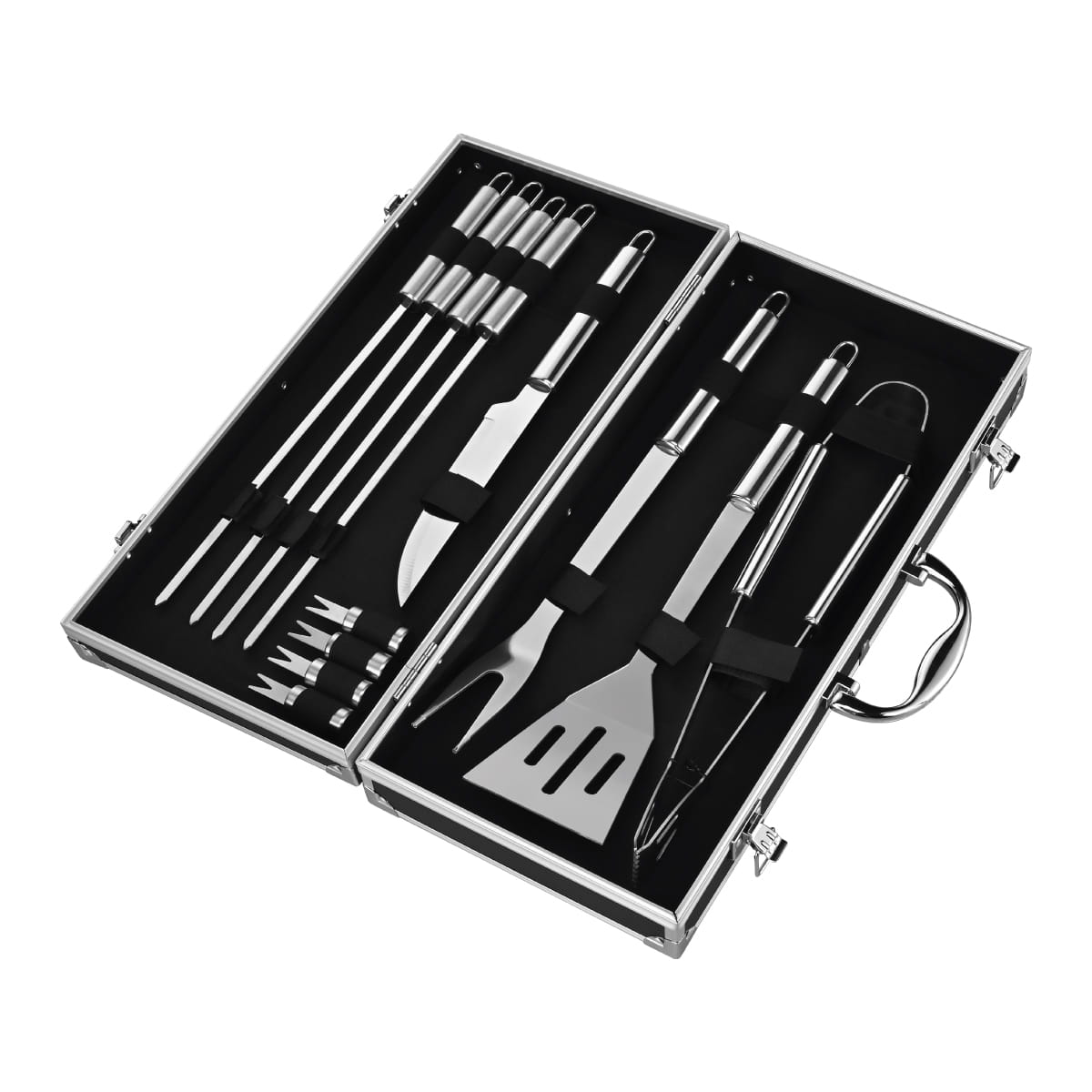 Set de 10 ustensile pentru gratar, Mark Adler Grill set 5.0, din otel ...