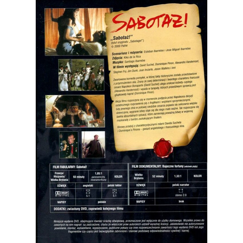 Sabotaj! [DVD] - eMAG.ro