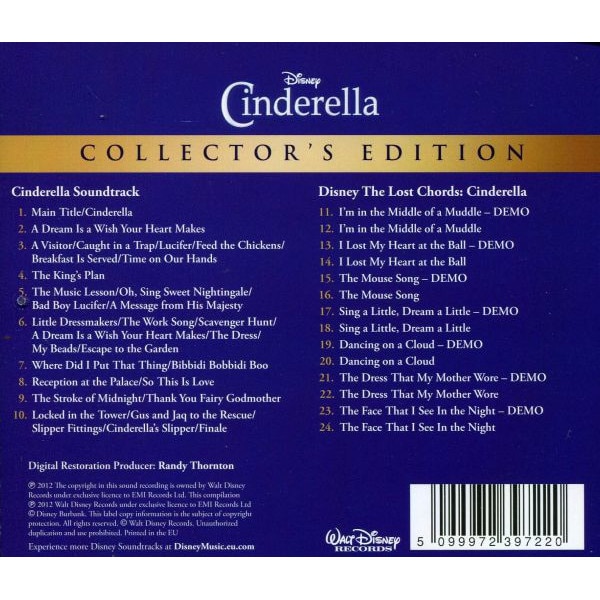 Cinderella - Collector's Edition soundtrack (Kopciuszek) [CD] - eMAG.bg