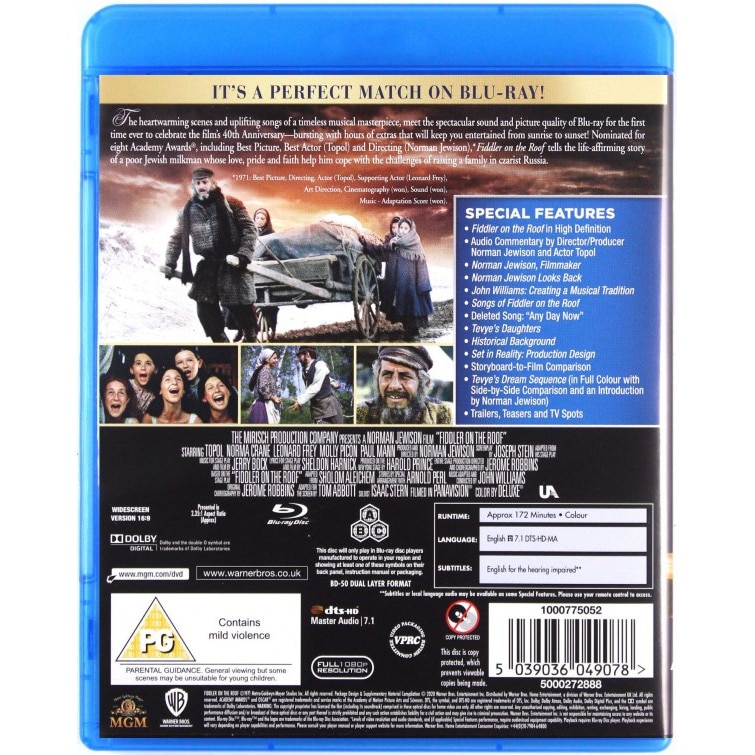 Hegedűs a háztetőn [Blu-Ray] - eMAG.hu