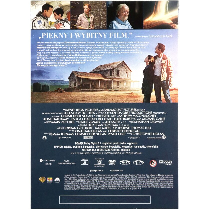 Interstellar: Calatorind prin univers [DVD] - eMAG.ro