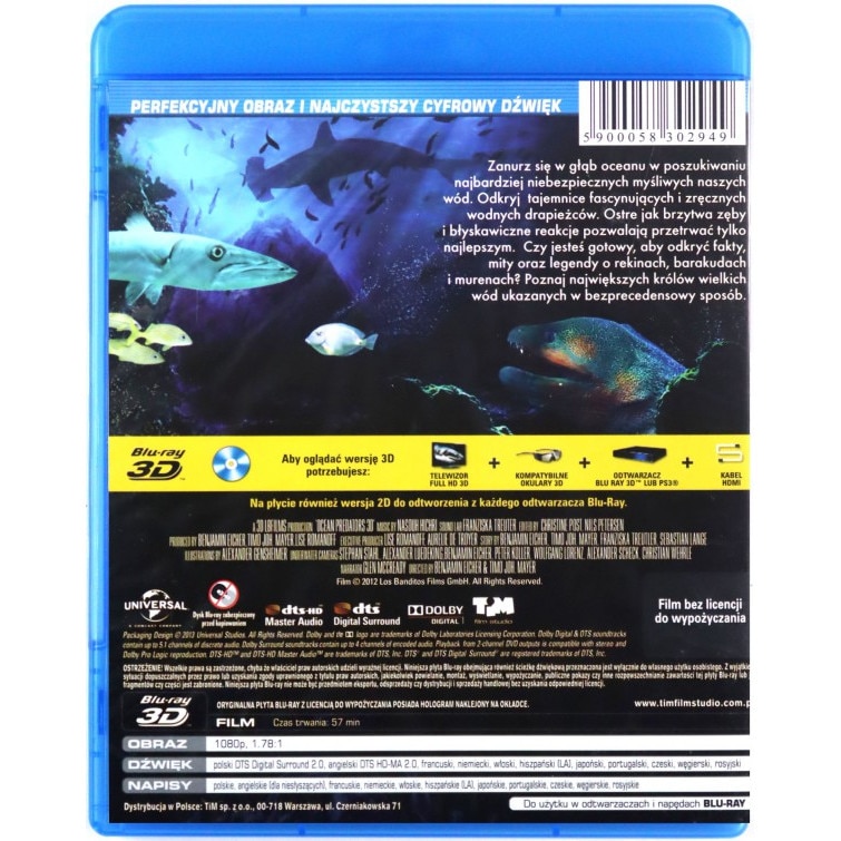 Ocean Predators [Blu-ray 3D] - eMAG.bg