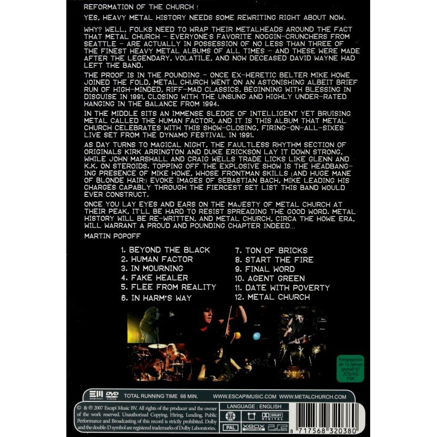 Metal Church - Dynamo Classic Concert 1991 [DVD] - eMAG.hu