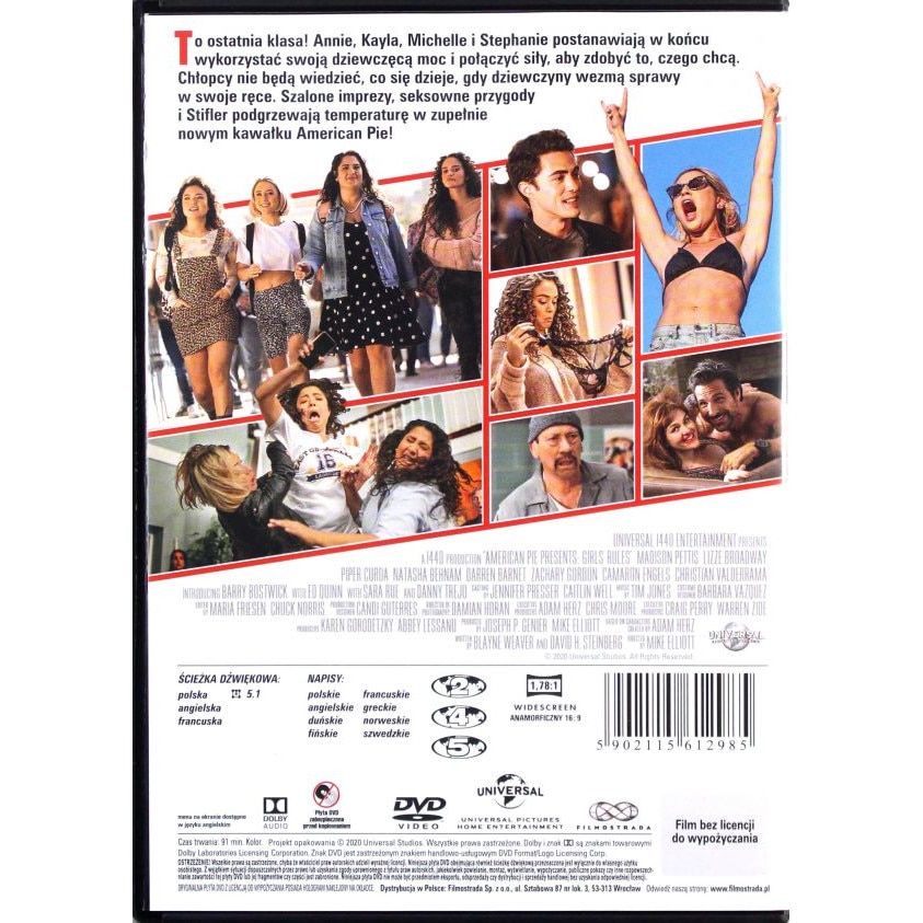 American Pie Presents: Girls' Rules [DVD] - eMAG.ro