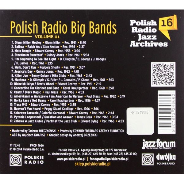 Edward Czerny And His Orchestra 1956-1963 : Polish Radio Big Band ...