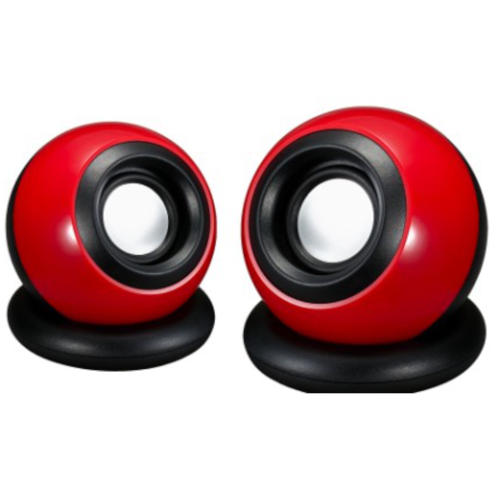 Difuzoare, Zik, G-116, AUX, 2*2.5W, Rosu - eMAG.ro