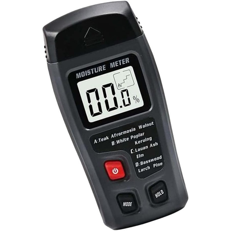 Contor digital de umiditate portabil cu 2 pini, LED, Negru - eMAG.ro