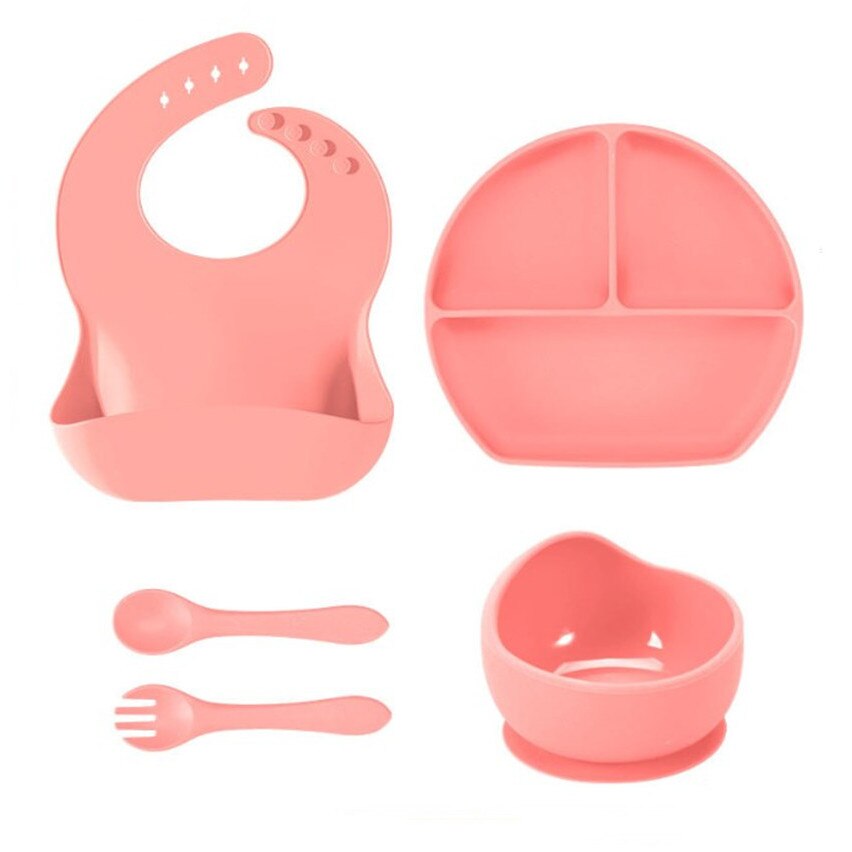 Комплект за хранене на бебе и дете Bomstom За разнообразяване на силикон без Bpa 6 месеца