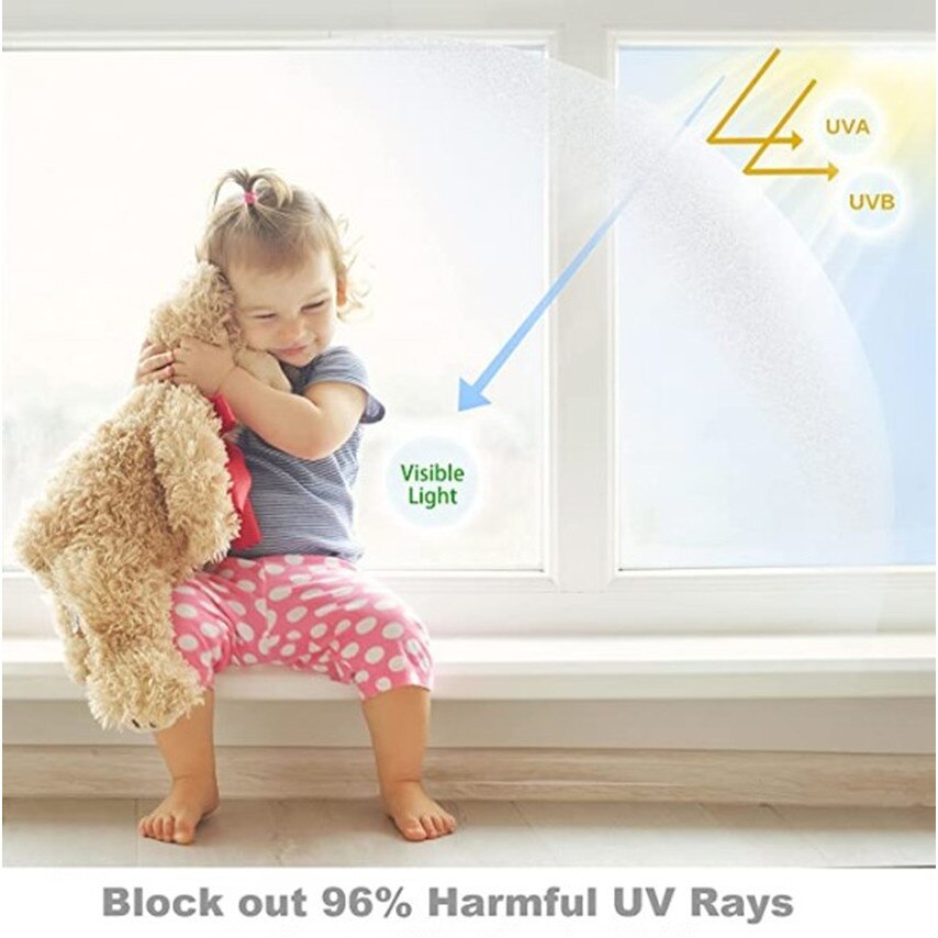 Folie Decorativa Mata pentru Geam si Fereastra, BOMSTOM, Autocolant ...