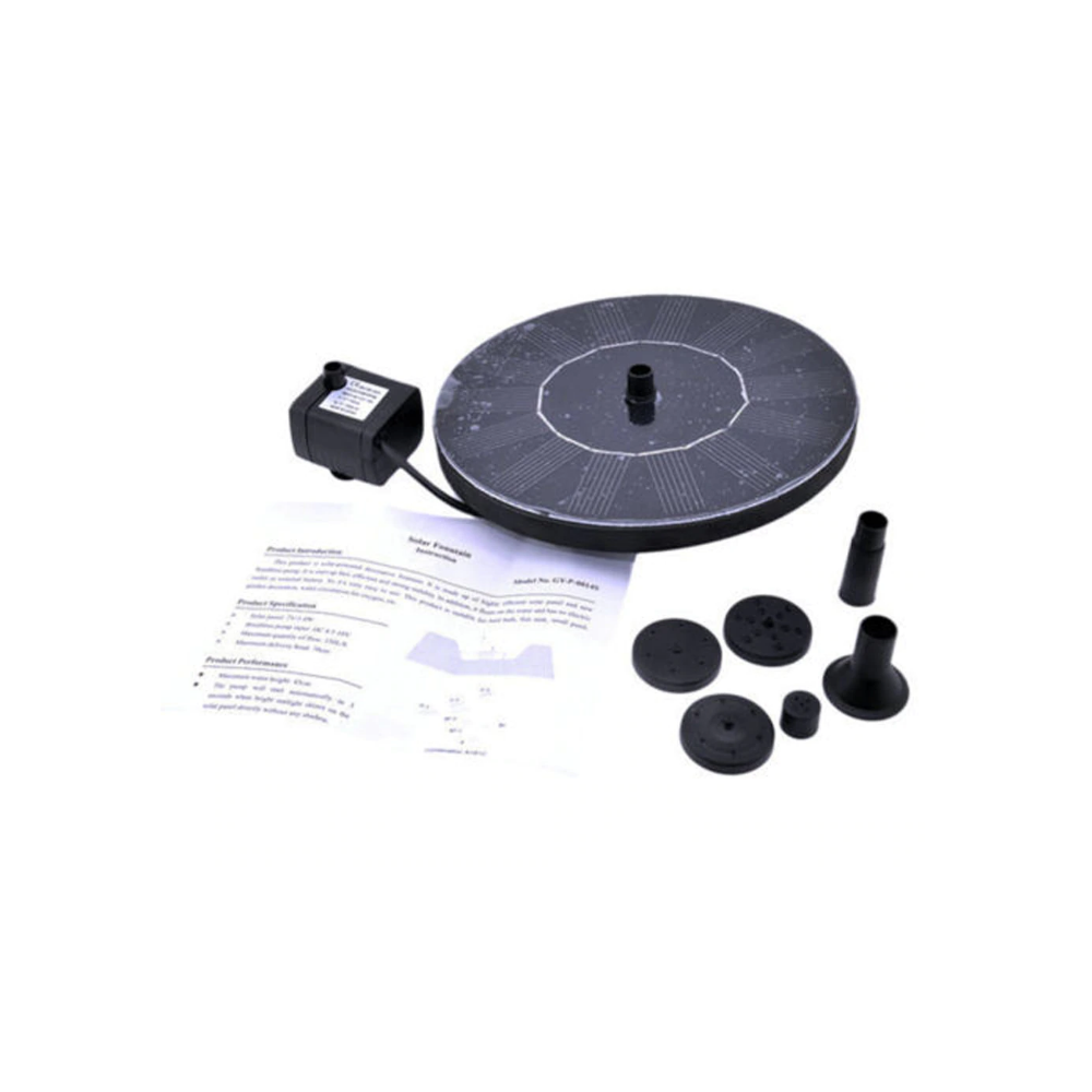 Set pompa solara pentru fantana de apa, piscina, gradina, pompa pentru ...