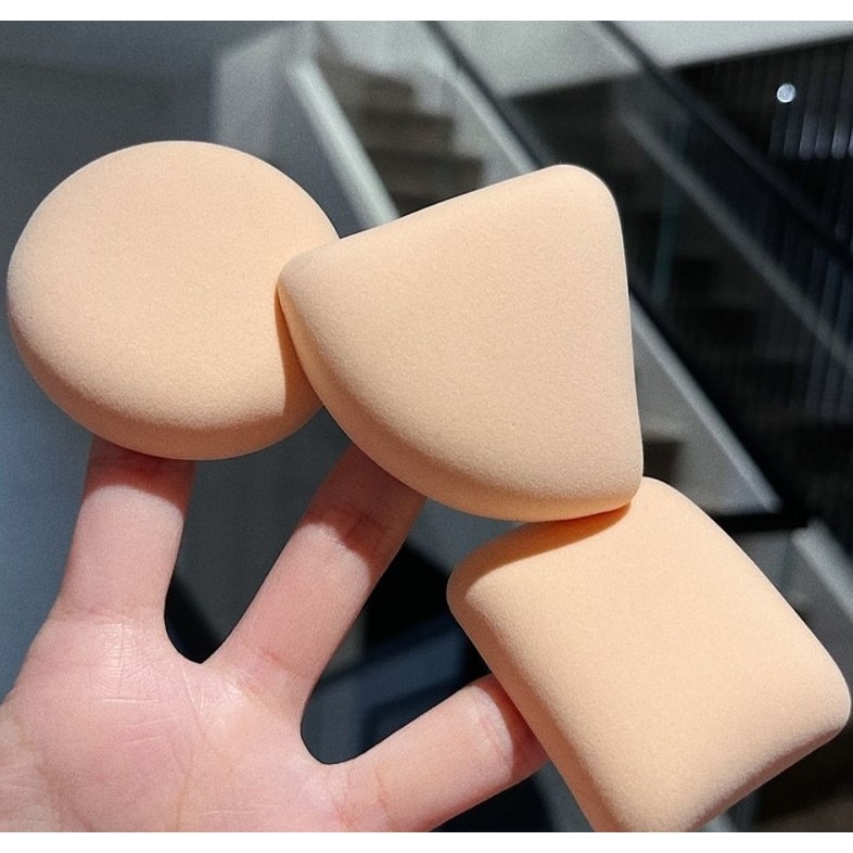 Set 3 buretei de make-up, EVNC, Cosmetic Puff Sponge - eMAG.ro