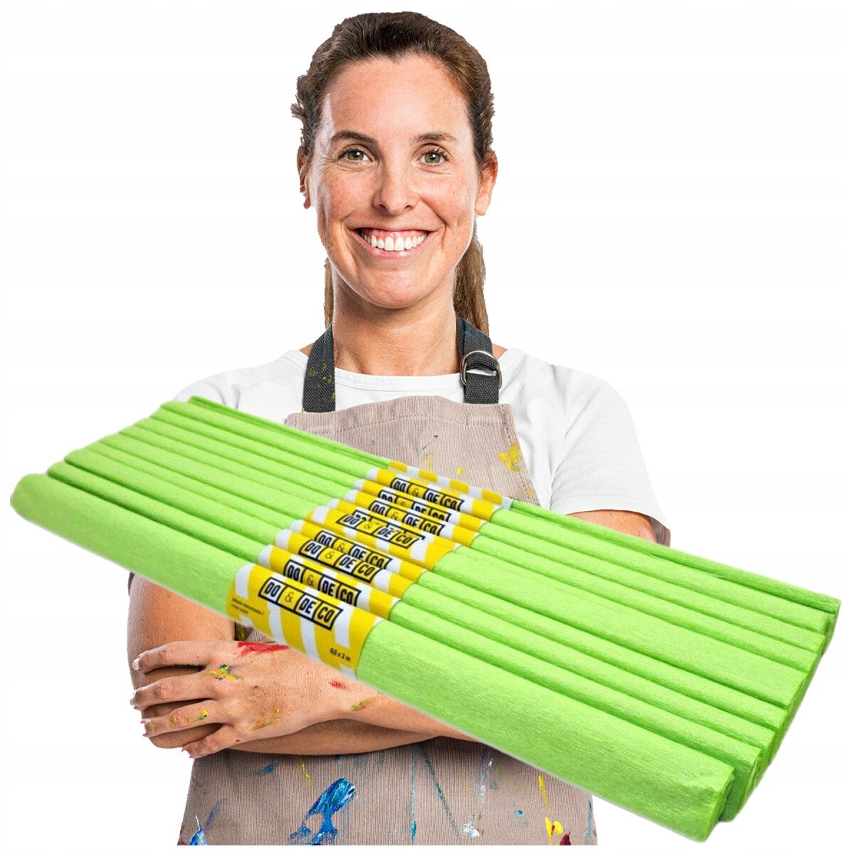 HARTIE DO&DECO VERDE LUCIOSA 10 ROLO - eMAG.ro