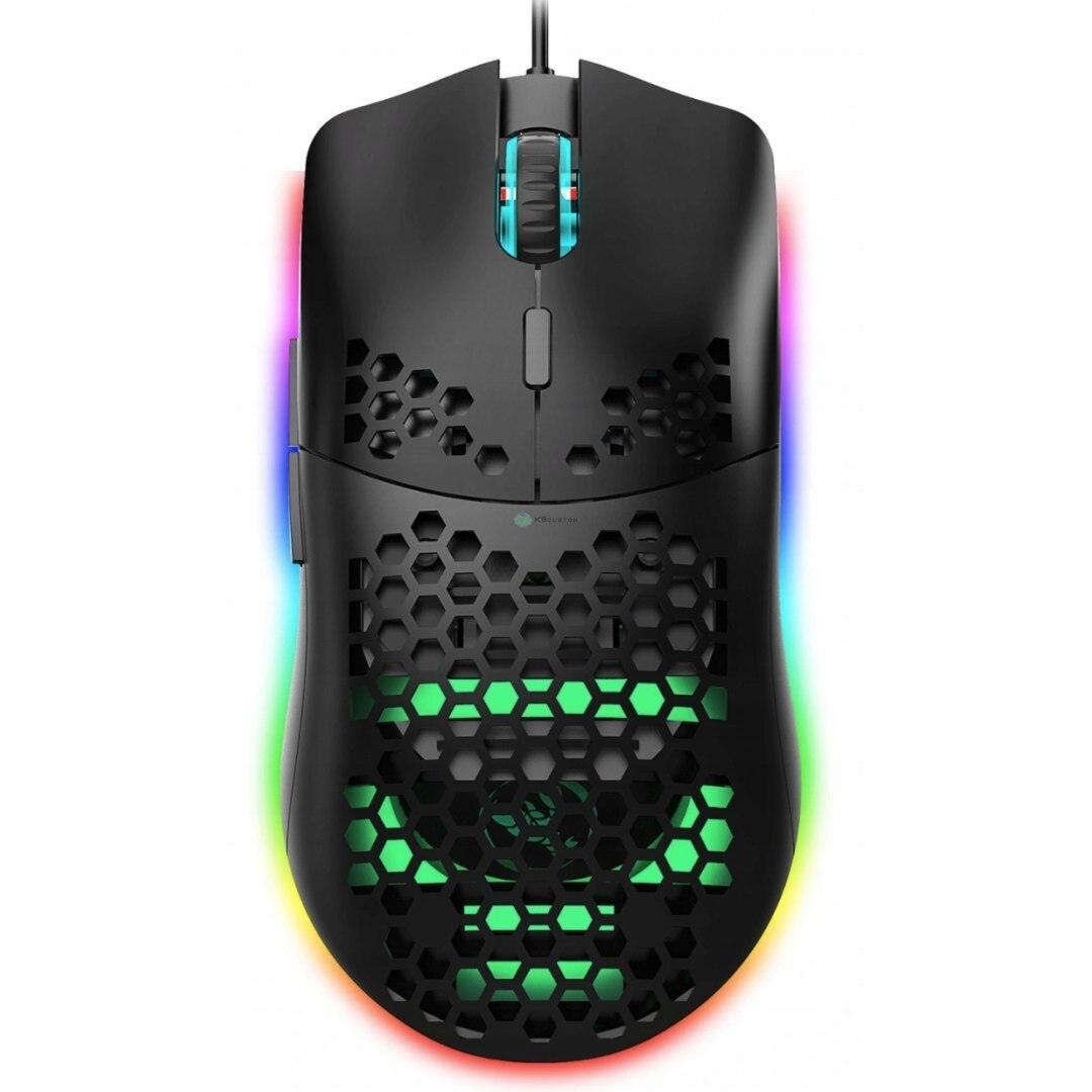 Mouse Gaming HXSJ J900, Kbcustom, Senzor optic, 6400 DPI, Negru - eMAG.ro