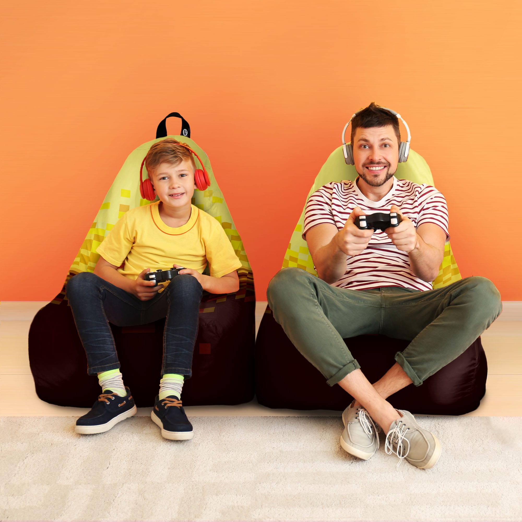 Fotel Updeco Pouf Babzsákfotel, Chill L típus, vízálló, szobai ...