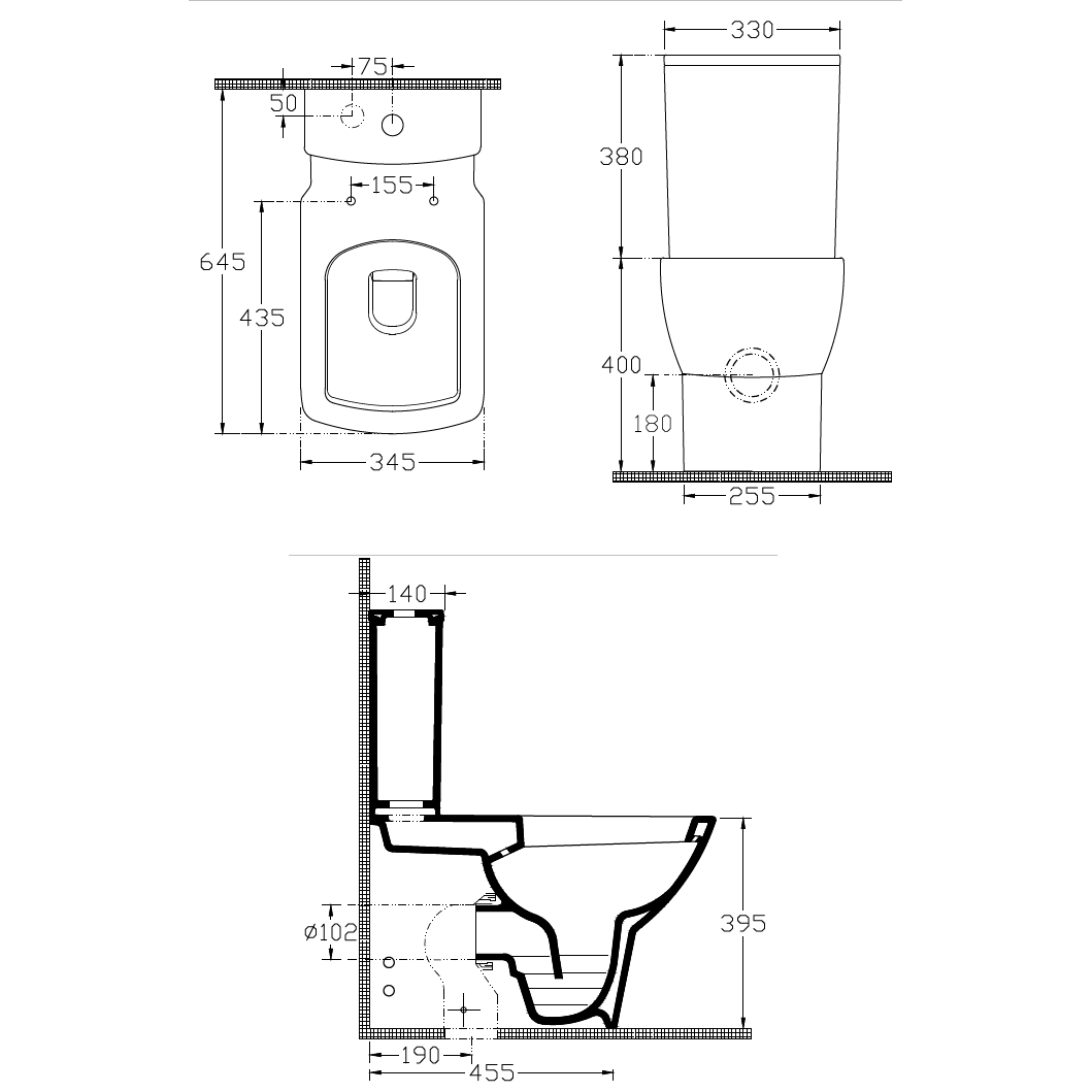 Set WC Isvea Soluzione VI back-to-wall, capac softclose - eMAG.ro