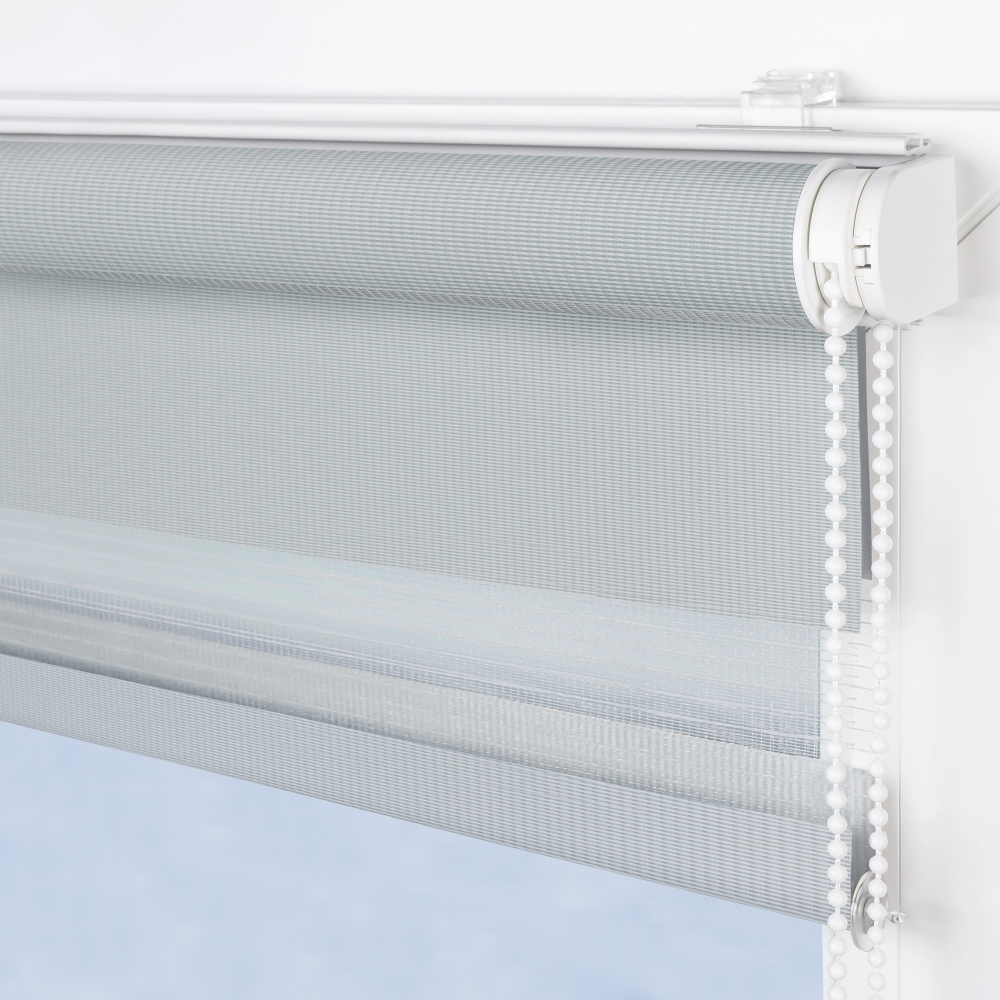 Roleta textila, Clasica, instalare non-invaziva, rulou Zi si Noapte ...