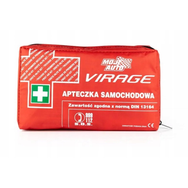 Trusa de prim ajutor auto, My Auto, Rosu - eMAG.ro