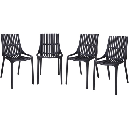 Set 4 scaune Kring Parma, PP, gradina/interior, tratat UV ...