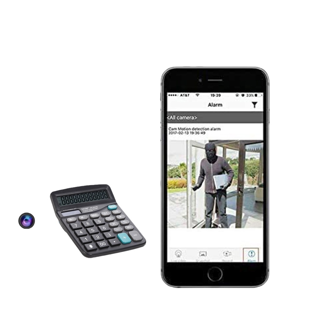 Calculator cu Camera Ascunsa, Full HD, WiFi, Alarm, Microfon, Detectie ...