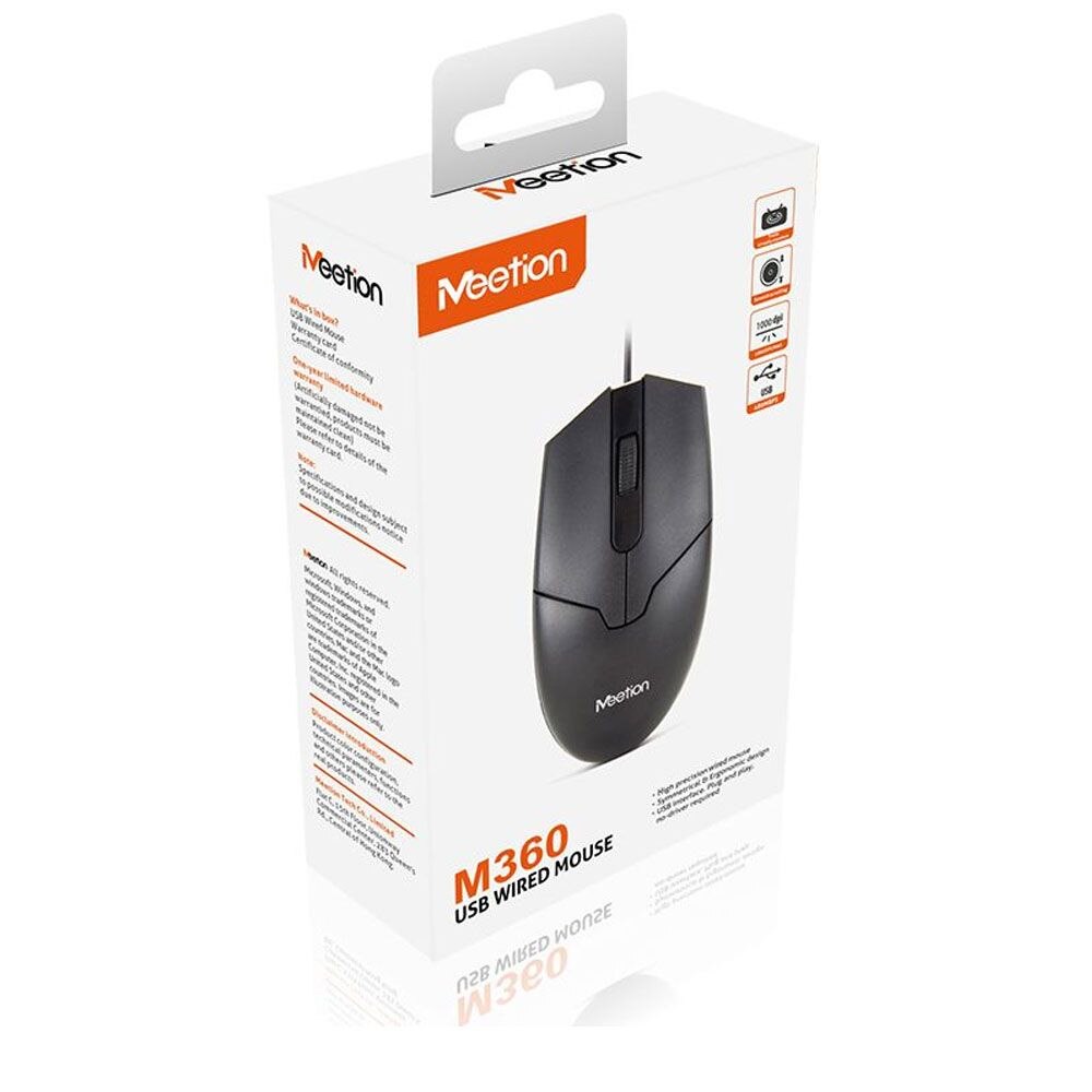 Mouse, Meetion, M360, MT-M360, Negru - eMAG.ro