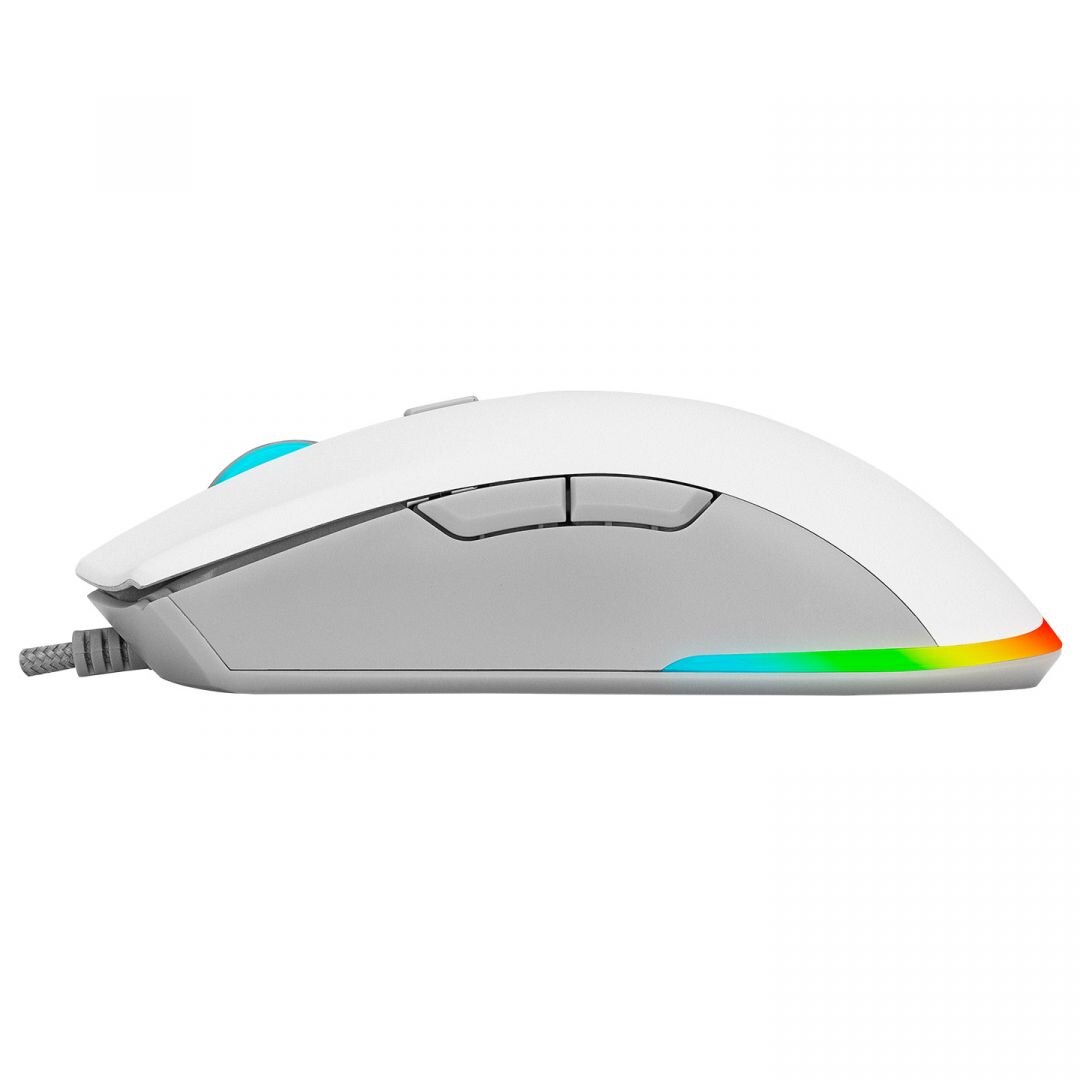 Mouse optic, Everest, SGM-L1, RGB, Alb - eMAG.ro