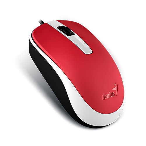 Mouse optic, Genius, USB, Rosu - eMAG.ro