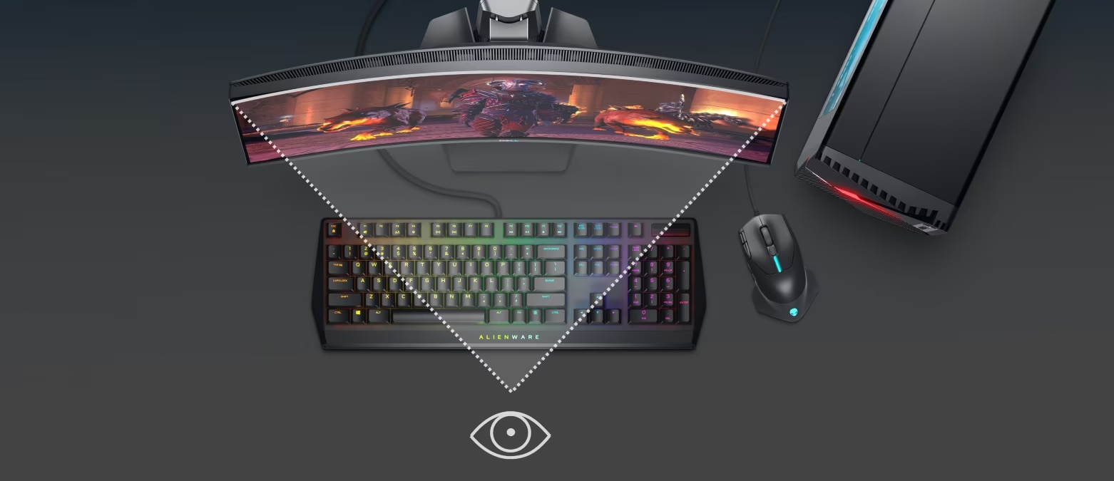 Monitor Gaming Curbat LED VA DELL 27", Full HD (1920x1080), 144Hz, 1ms ...