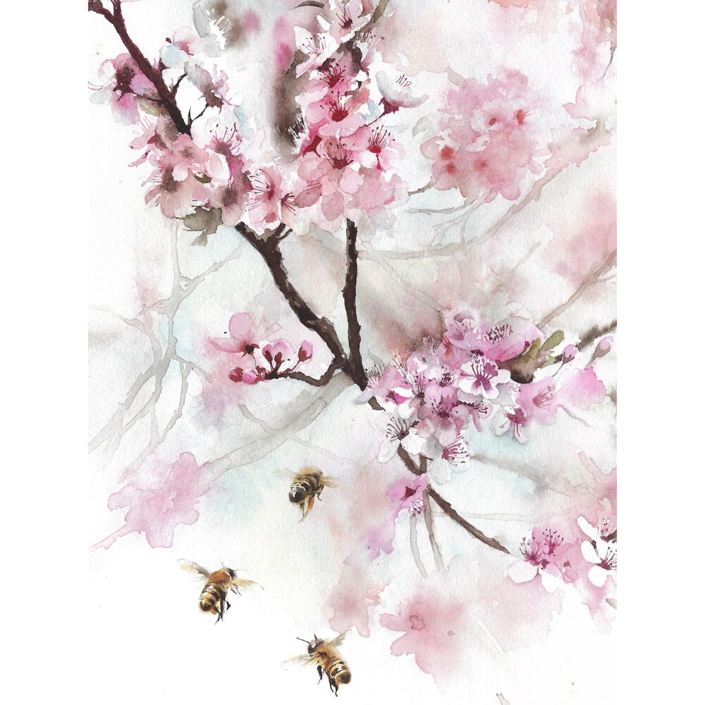 Poster - Floare de mar cu albine 30x40 - eMAG.ro