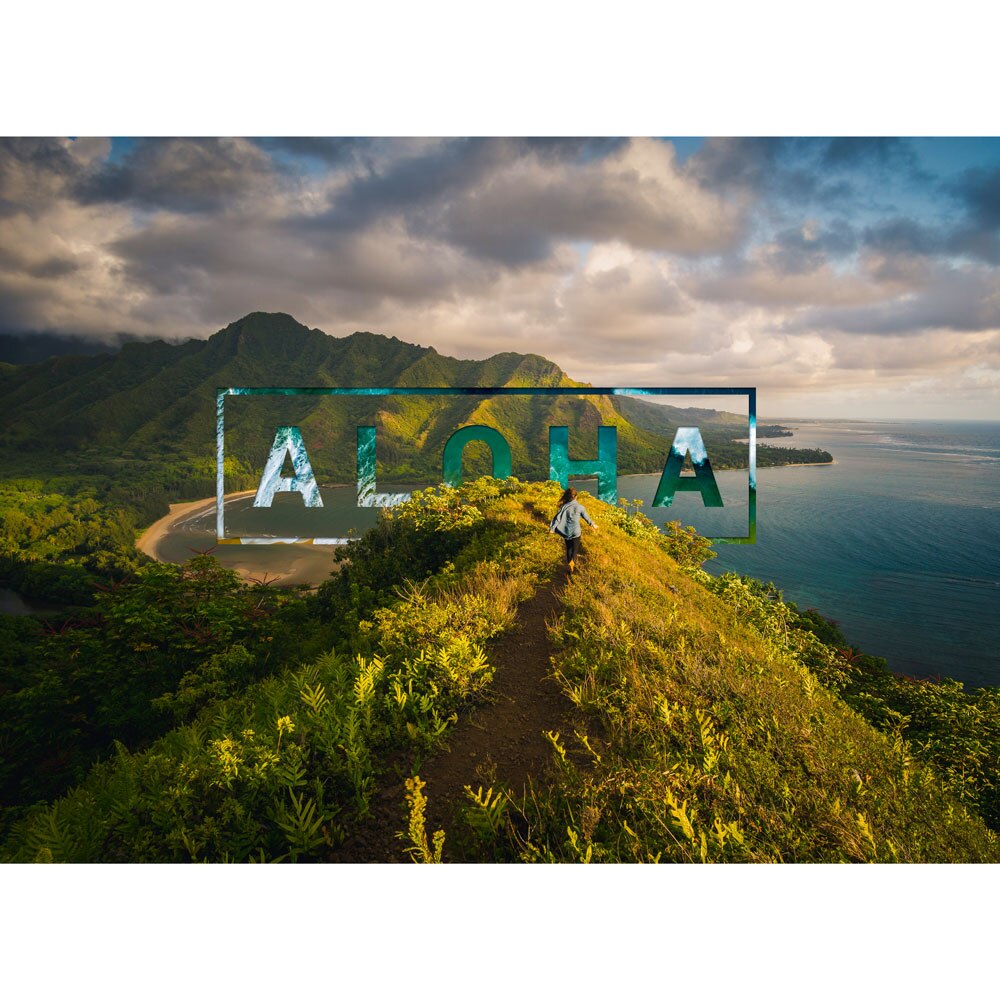 Poster Aloha, Multicolor - eMAG.ro