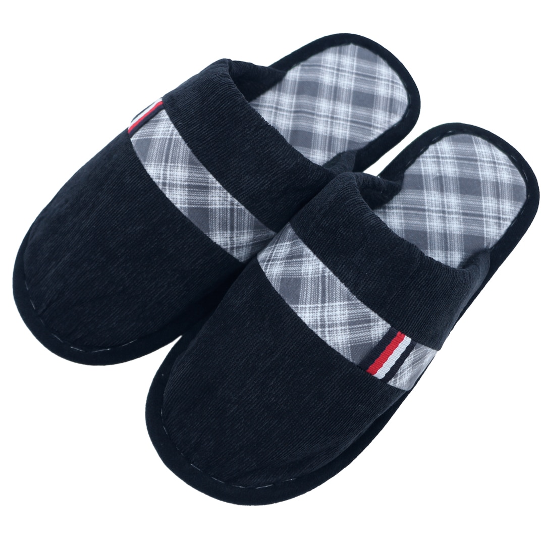 Papuci de casa pentru barbati, D302, negru, 41-42 - eMAG.ro