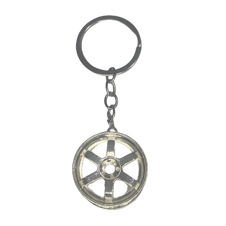 Breloc cheie auto, Janta B5, Silver, 4 cm - eMAG.ro