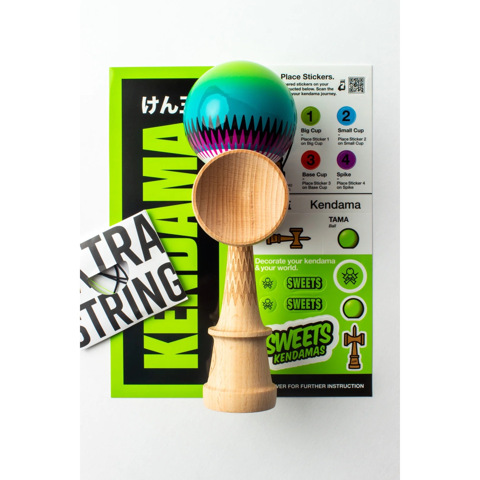 Kendama Sweets Stitch, new shape Amped, Teal - eMAG.ro