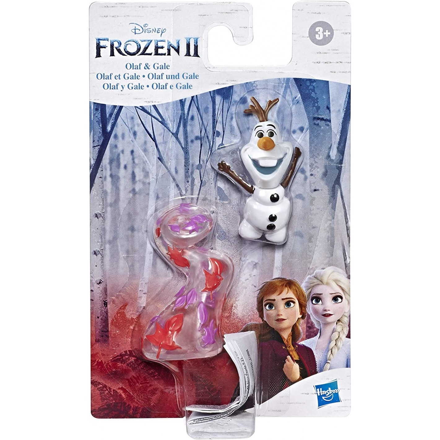 Figurina mini Hasbro, Disney Frozen II, Olaf si Gale spiritul vantului ...