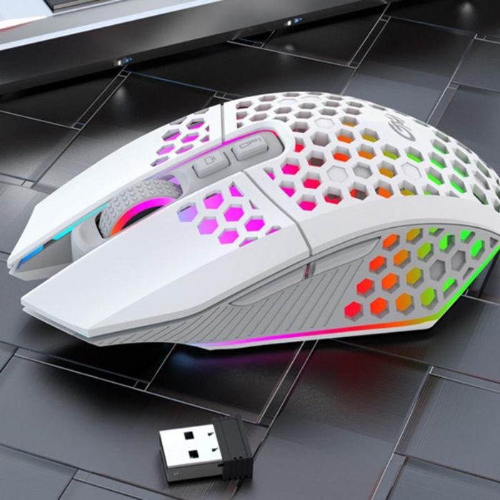 Mouse pentru gaming, Wireless, iluminare RGB, 7 butoane de joc ...