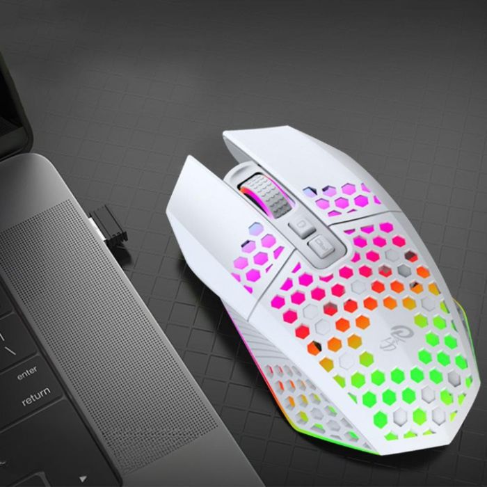 Mouse pentru gaming, Wireless, iluminare RGB, 7 butoane de joc ...