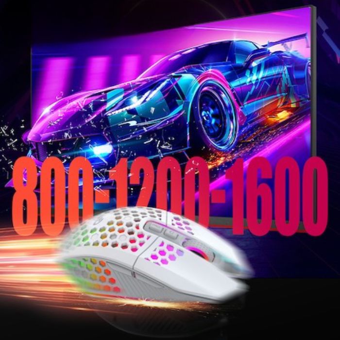 Mouse pentru gaming, Wireless, iluminare RGB, 7 butoane de joc ...