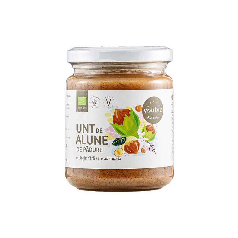 Unt de Alune de Padure fara Gluten 250g - eMAG.ro