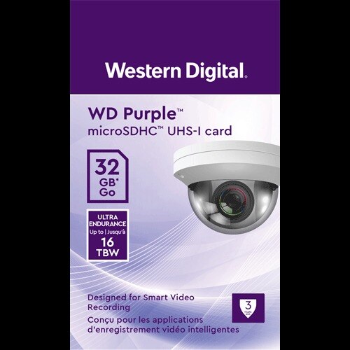 Card MicroSD 32GB, seria Purple Ultra Endurance - Western Digital - eMAG.ro