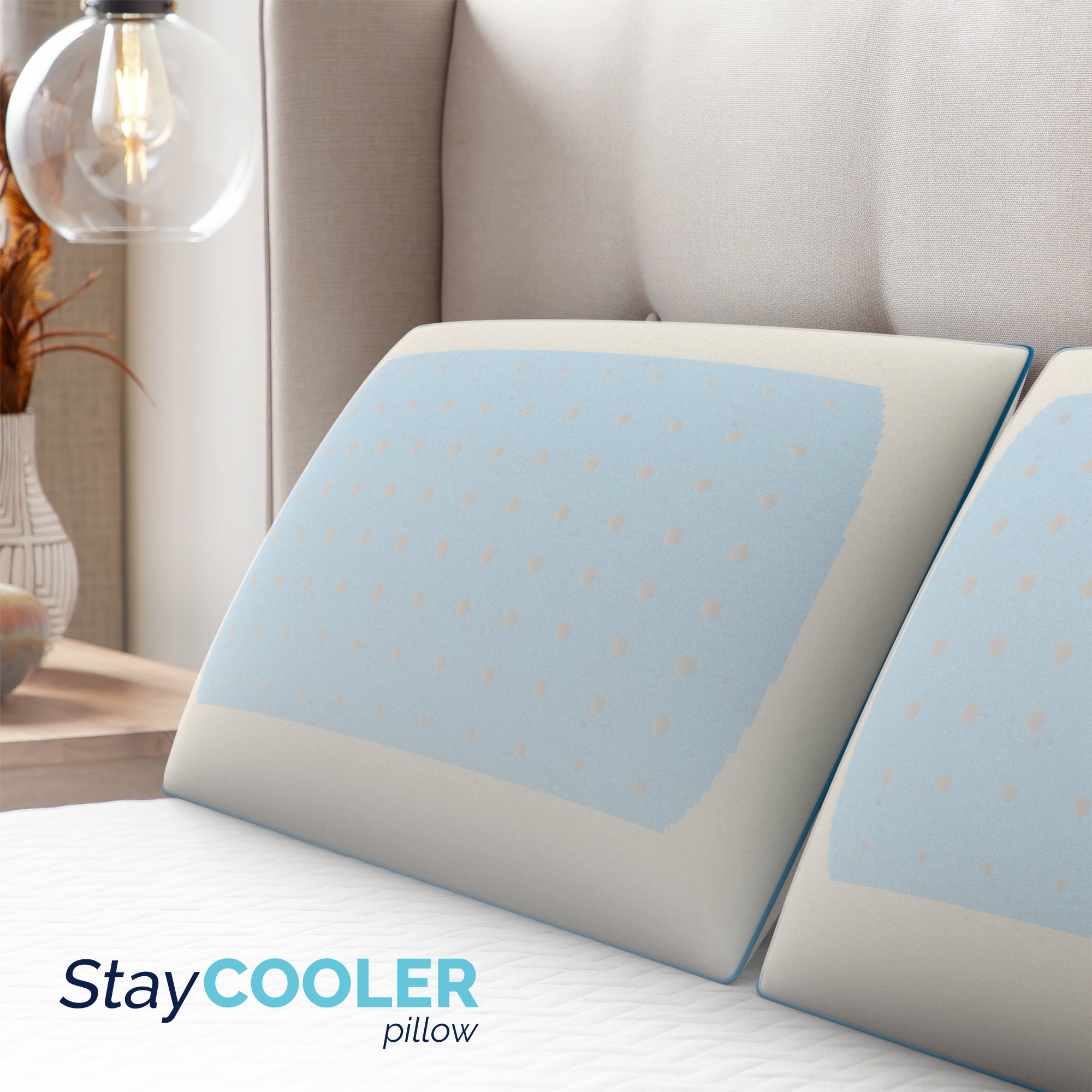 Párna Prestige, Stay Cooler, 60x40x15 cm, Viscolex memóriahab hűsítő ...