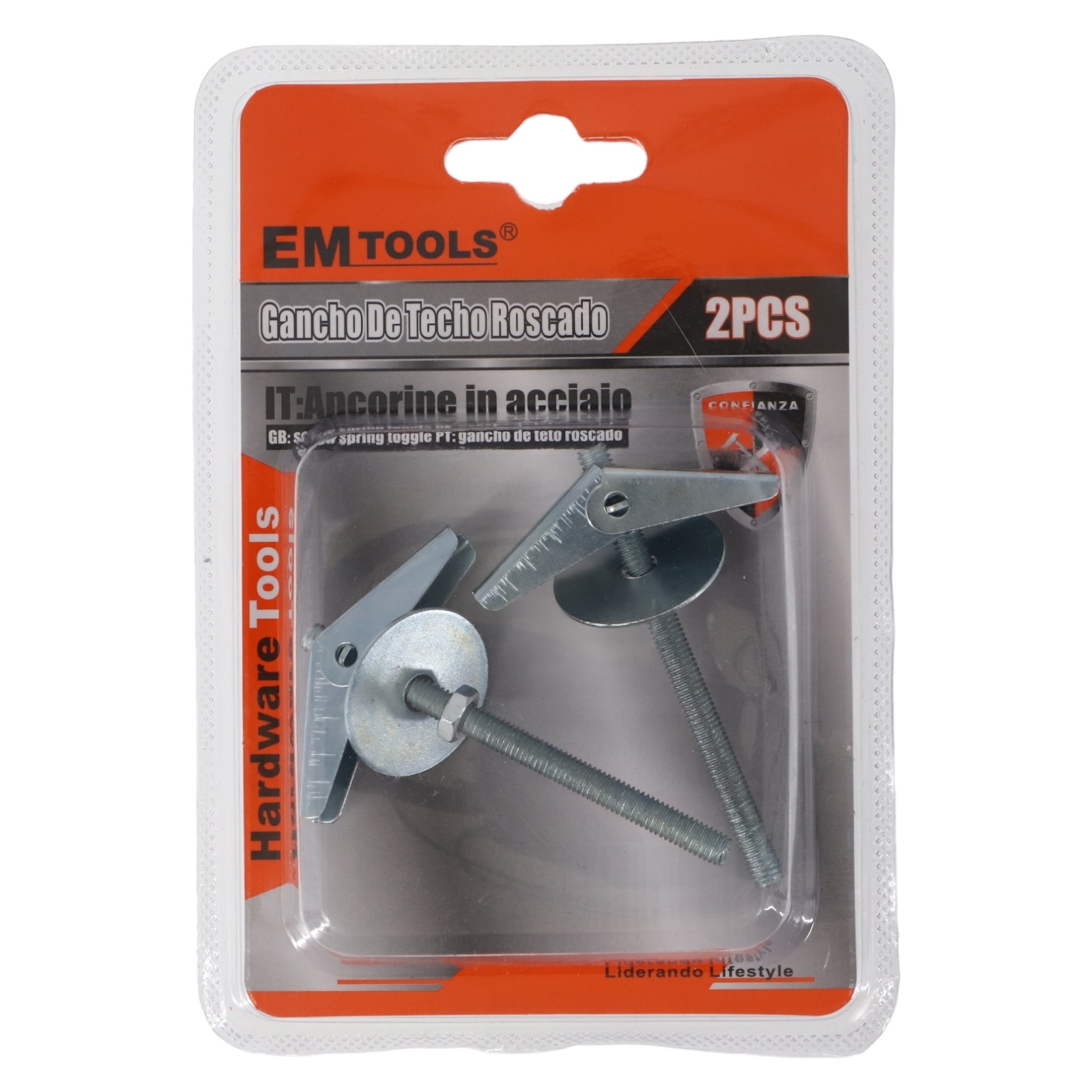 Комплект от 2 метални анкера за закрепване в кухини, Conespan, NO432 ...