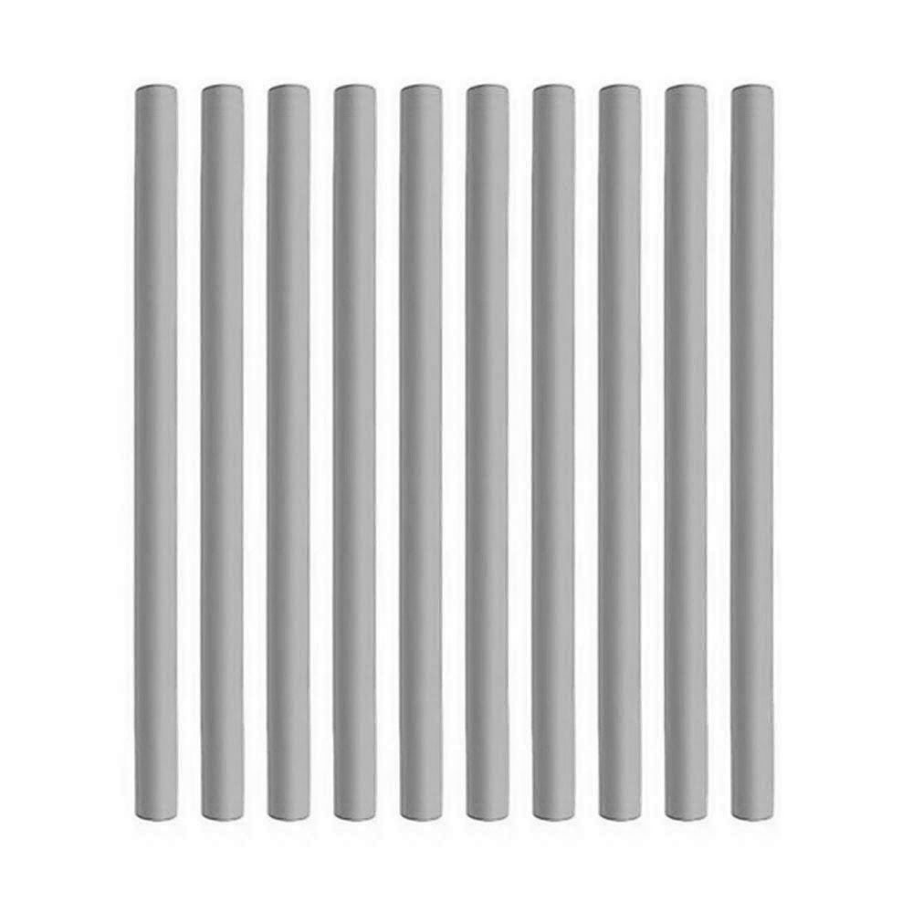 Set 10 Bigudiuri Flexibile SIKS Pentru Parul Uscat-Umed, Gri, Nr 4 ...