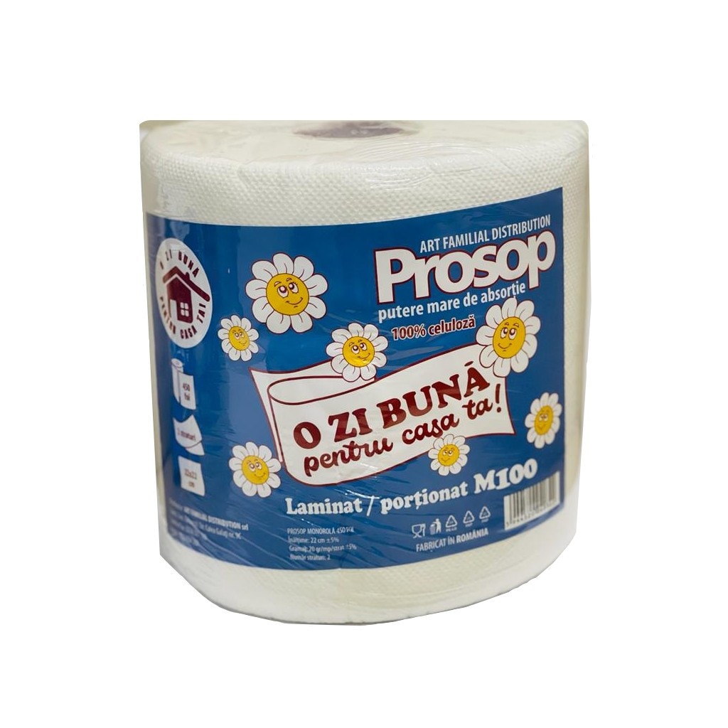 Prosop de Hartie, O zi Buna, 450 foi, 2 straturi, M100 - eMAG.ro