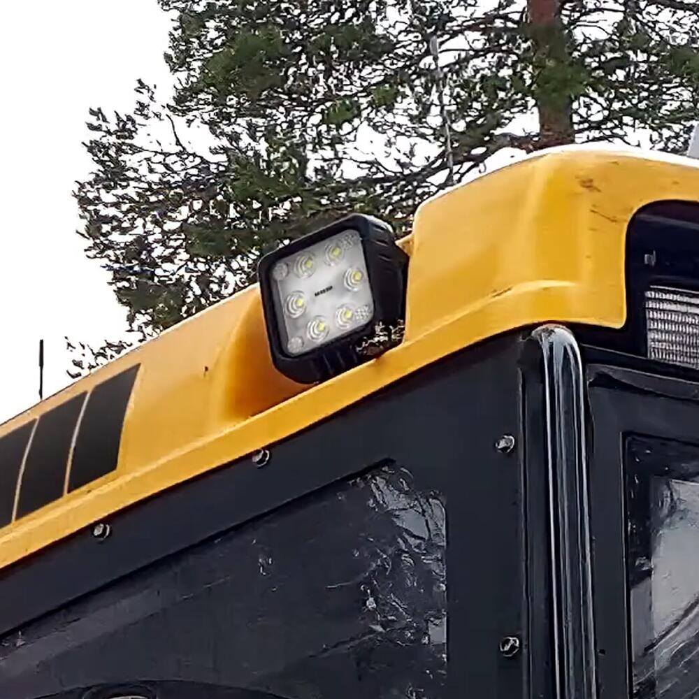 Proiector lucru 100x100, LED, 12-24V, 4000lm, 12°, mufa DT04-2P, LEDXA ...