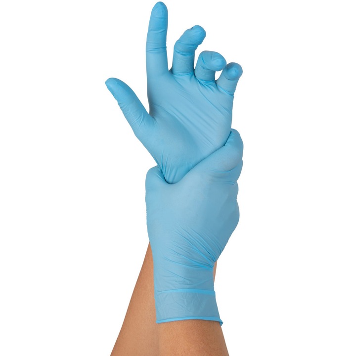 Set de 200 manusi de unica folosinta, Proof, Nitril, Albastru, XL - eMAG.ro