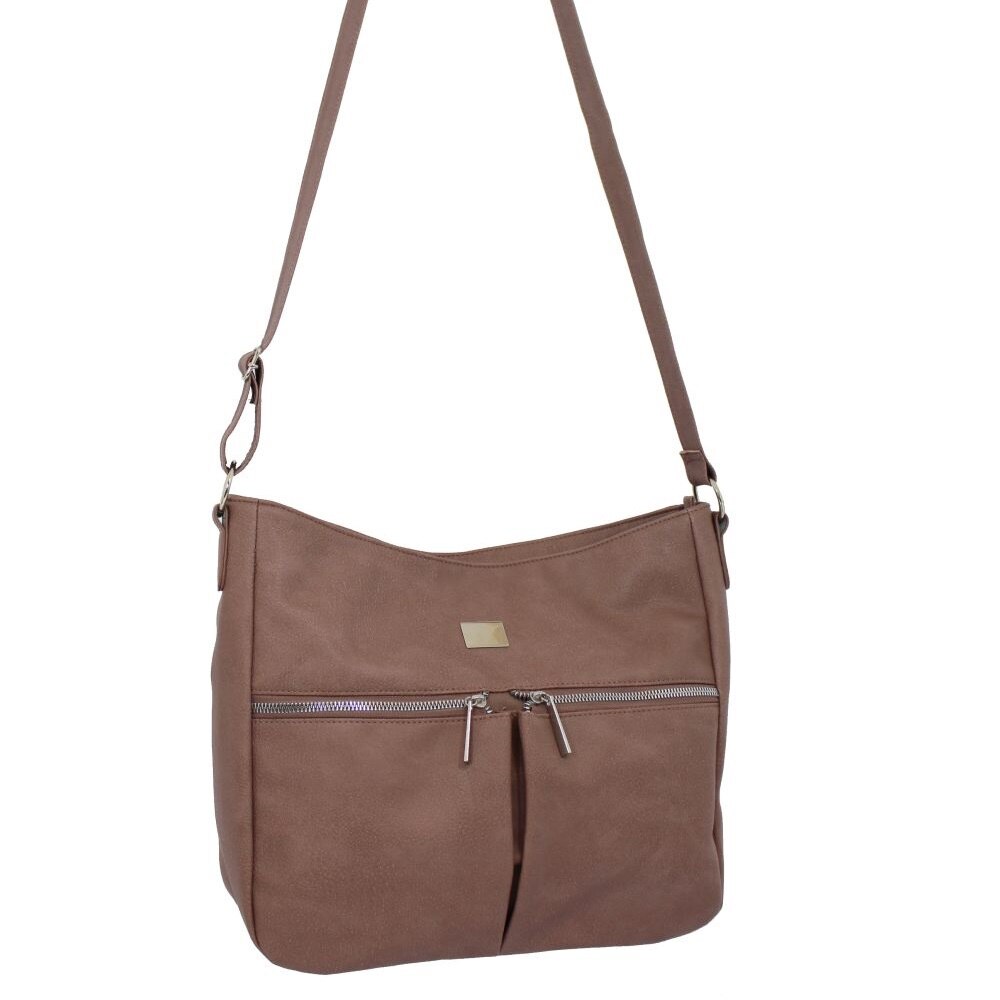 Geanta de mana pentru femei, geanta de umar si peste umar, A4 2601 Roz ...